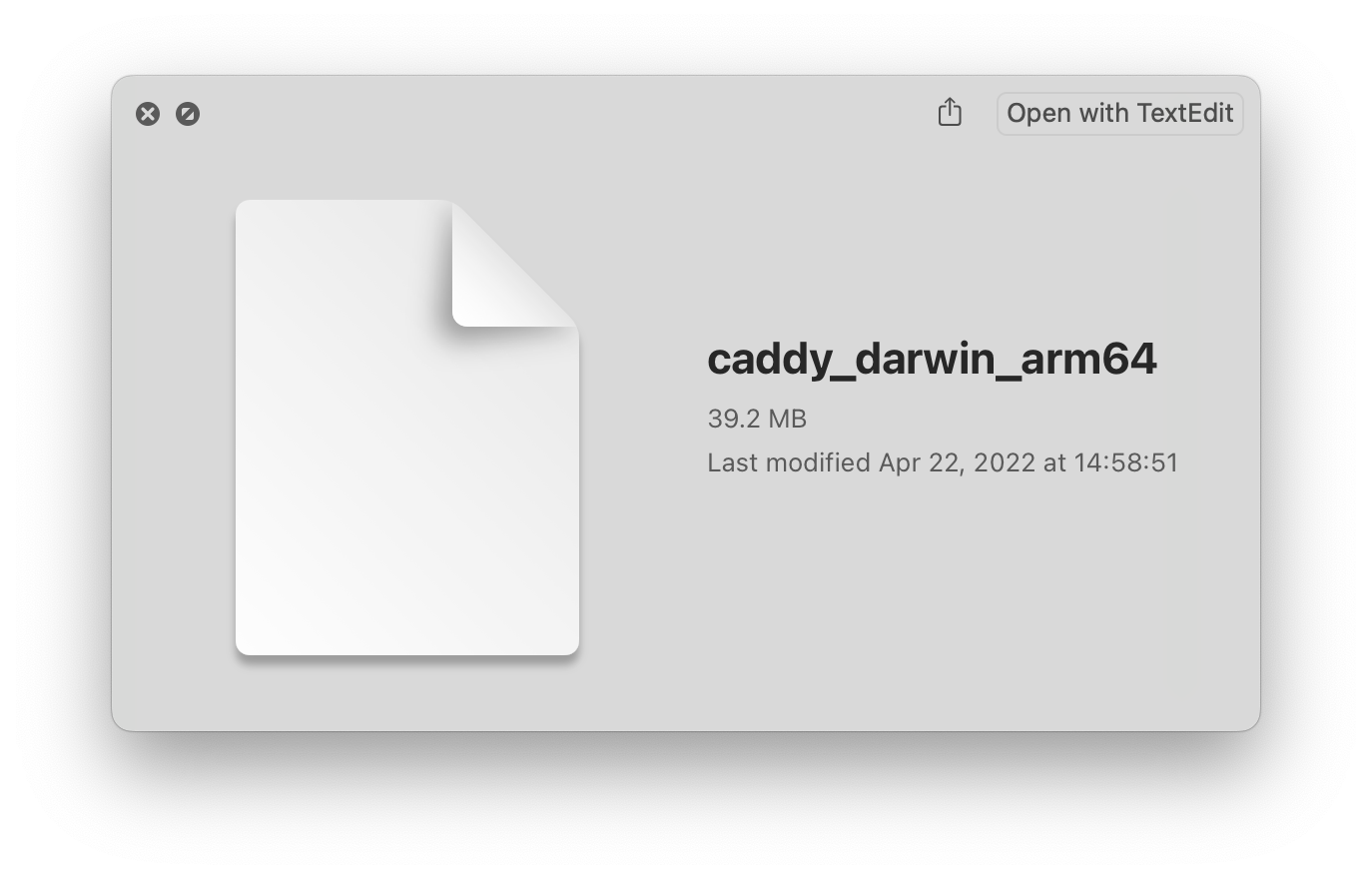 How to install Caddy in MacOS M1 by static binaries using the download ...