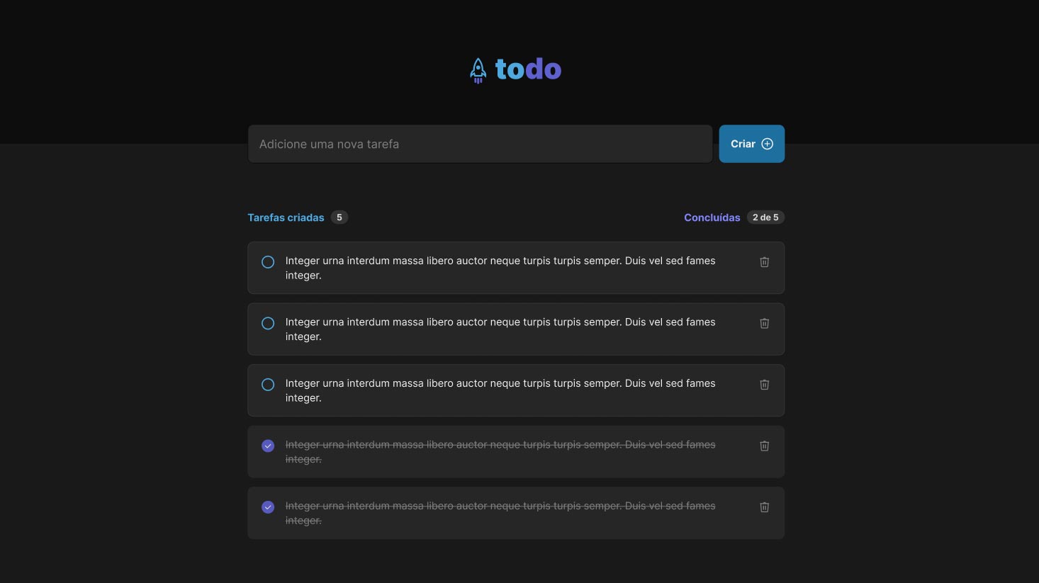 GitHub - carlosnani/Desafio-RocketSeat-01-todo: Desafio RocketSeat - 01