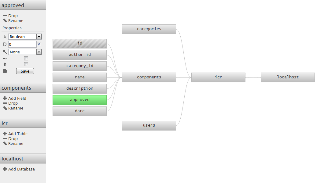 GitHub - connec/schemer: A lightweight database management tool