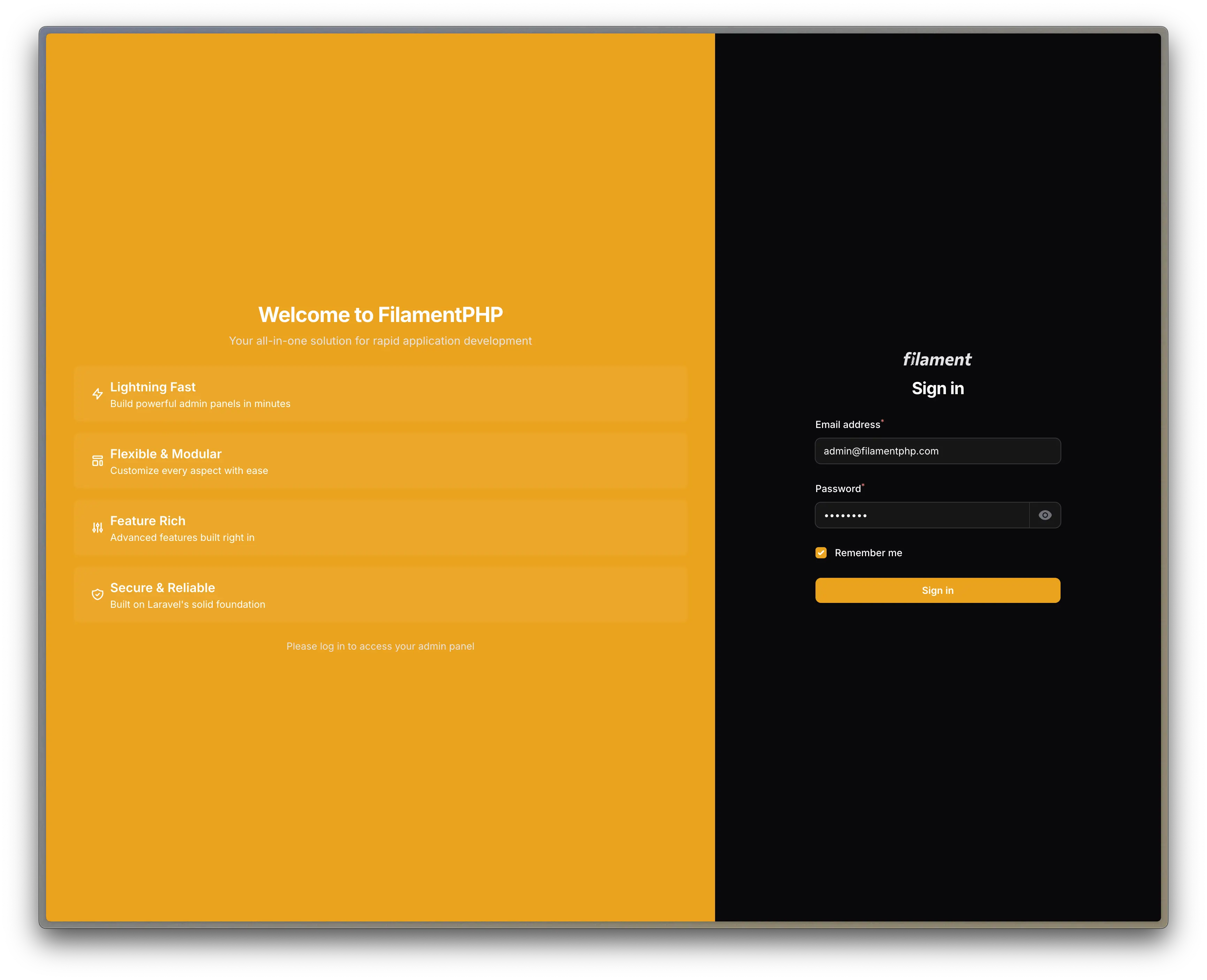 Auth UI Enhancer by Diogo Pinto - Filament