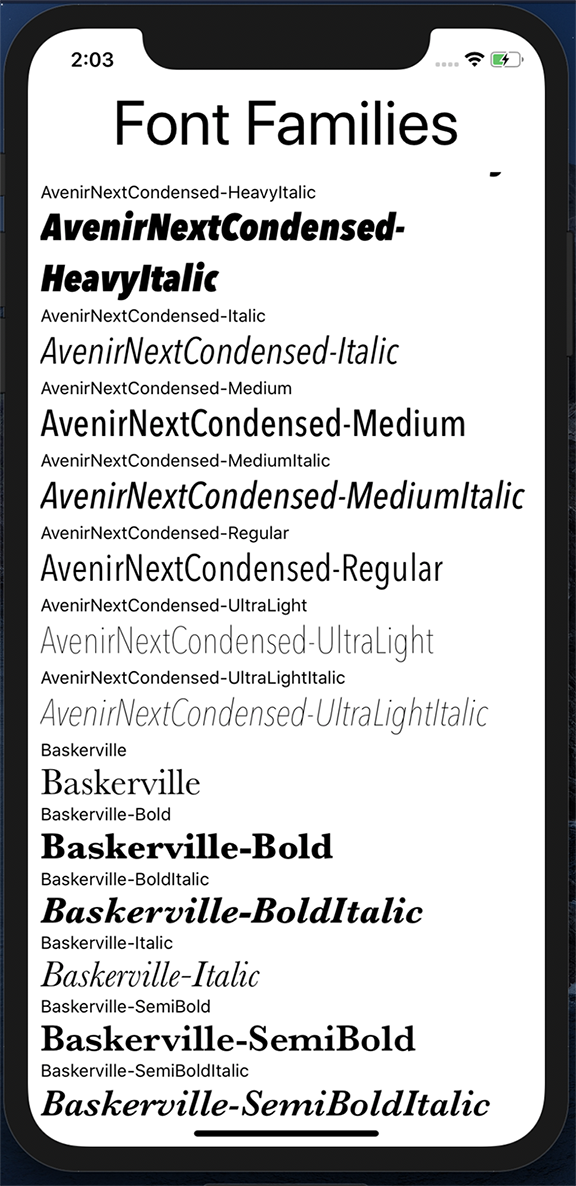 GitHub - dlafrance99/MobileFontFamilyCheatSheet