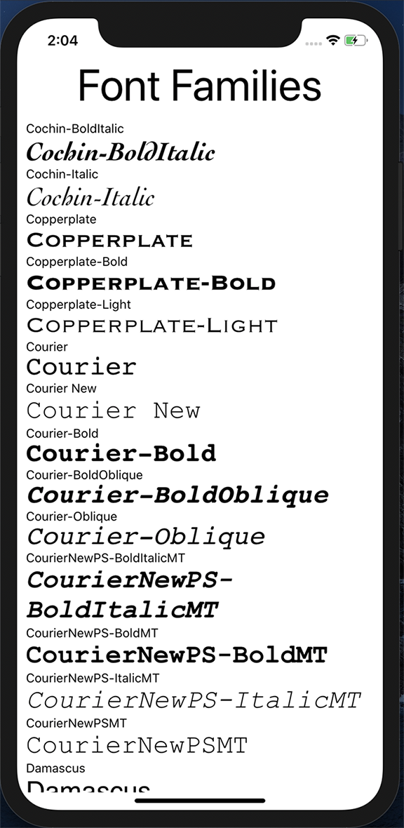 GitHub - dlafrance99/MobileFontFamilyCheatSheet