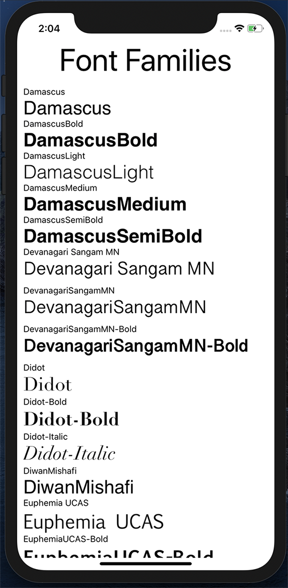 GitHub - dlafrance99/MobileFontFamilyCheatSheet