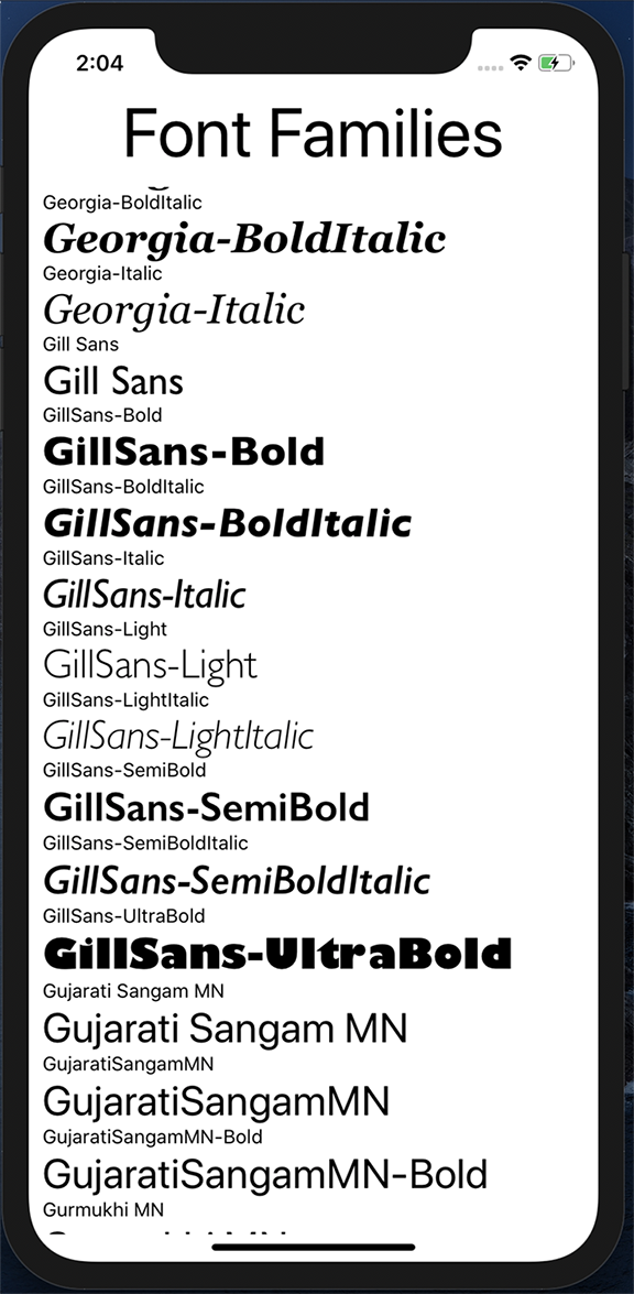 GitHub - dlafrance99/MobileFontFamilyCheatSheet