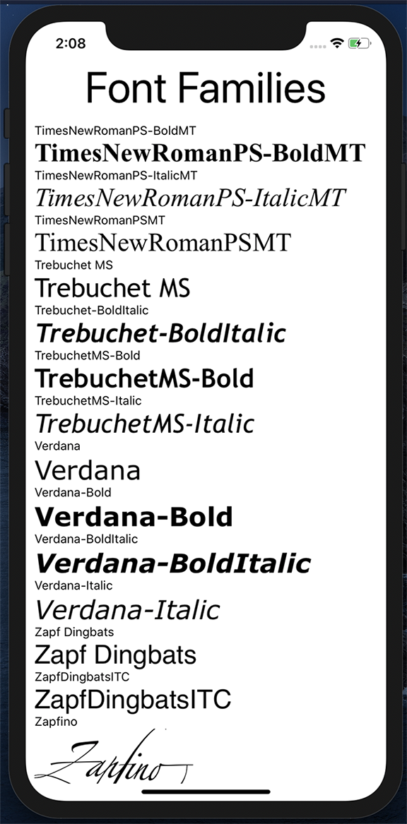 GitHub - dlafrance99/MobileFontFamilyCheatSheet