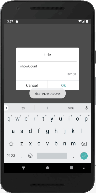 react-native-modal-prompt | Yarn