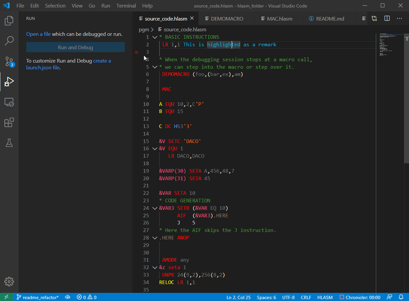 HLASM Language Support - Visual Studio Marketplace