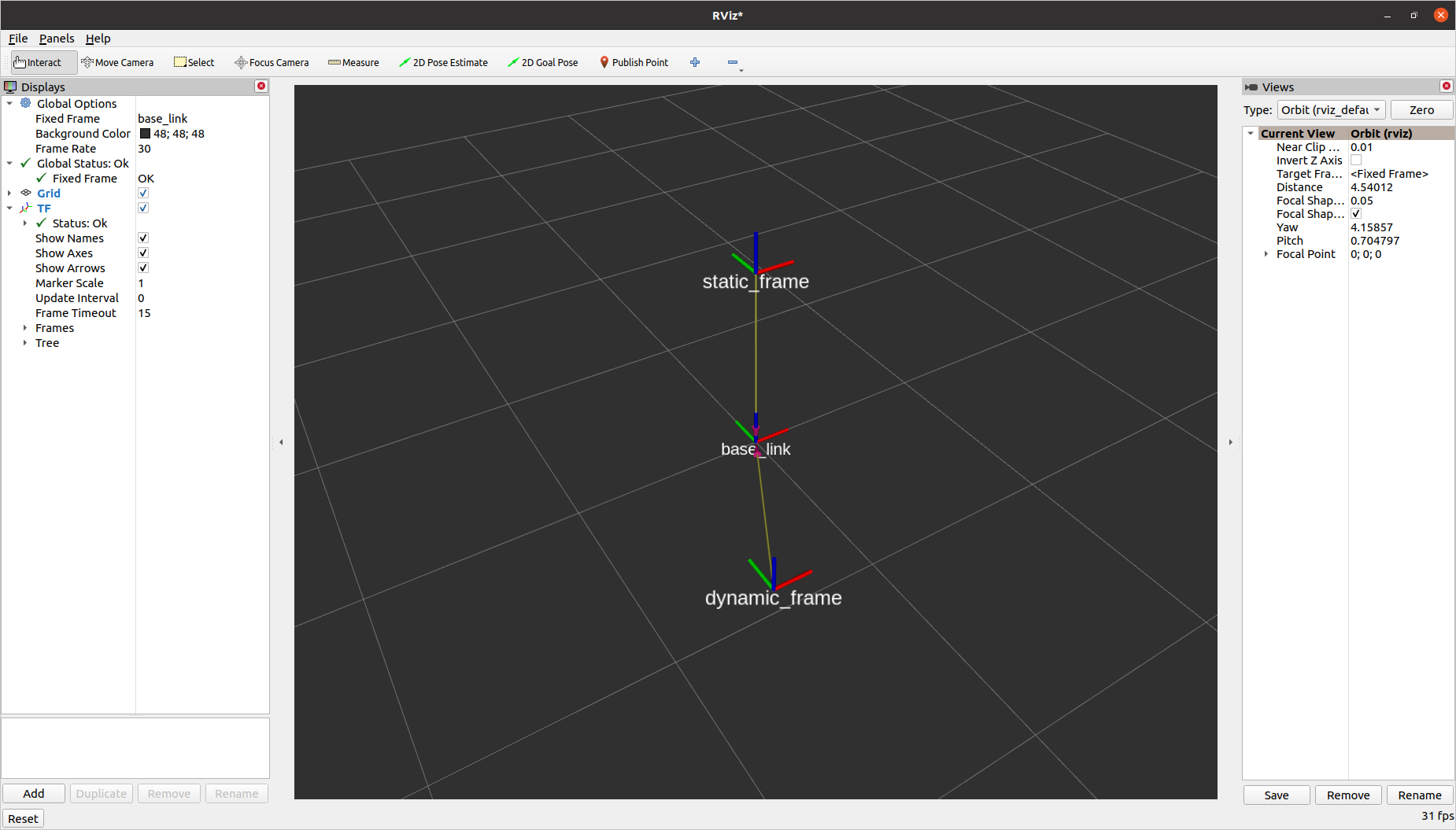 実習ROS 2 tf2 broadcaster, listen #ROS2 - Qiita