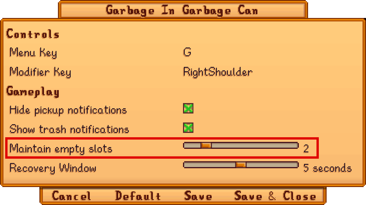 Garbage In Garbage Can - Don't Hoard Trash at Stardew Valley Nexus ...