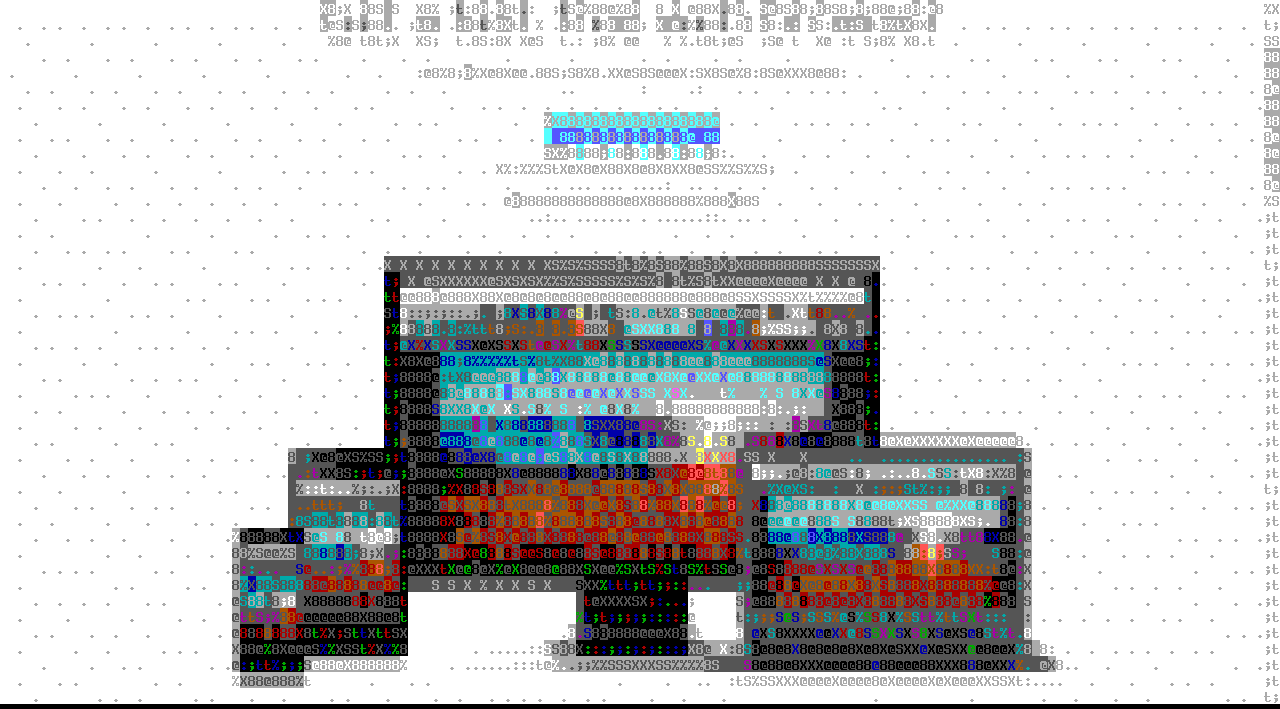 fred-wang/ozone-caca: libcaca port of Ozone - tosuke-diary