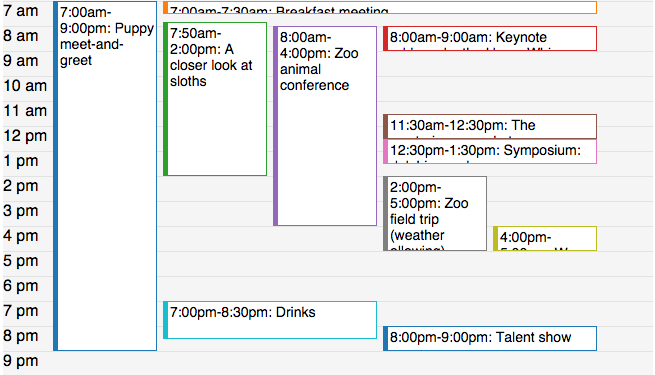 Calendar Day View Layout · GitHub