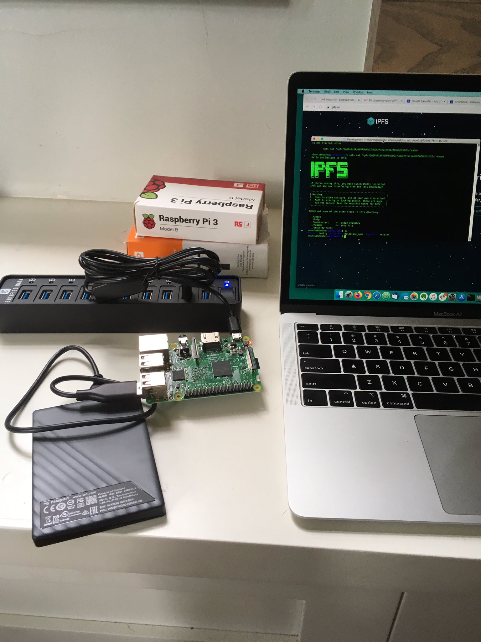 Put IPFS decentralized storage on your Raspberry Pi with USB storage · GitHub