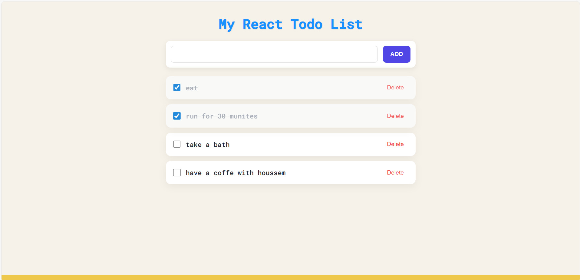 GitHub - houssemdxd/ReactTodoList · GitHub