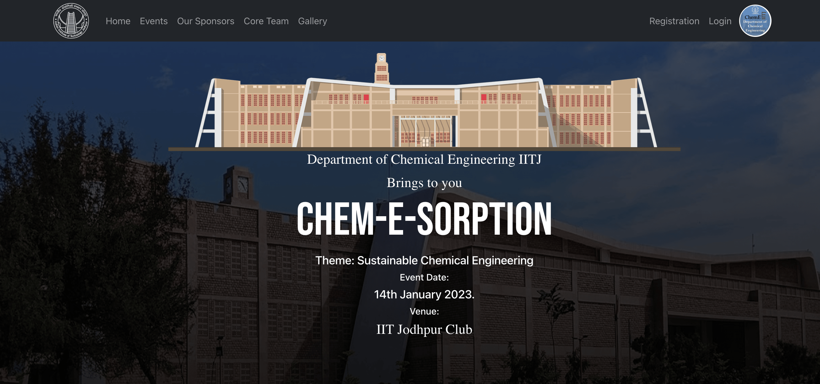 Chem-E-sorption IITJ Website | chem-event