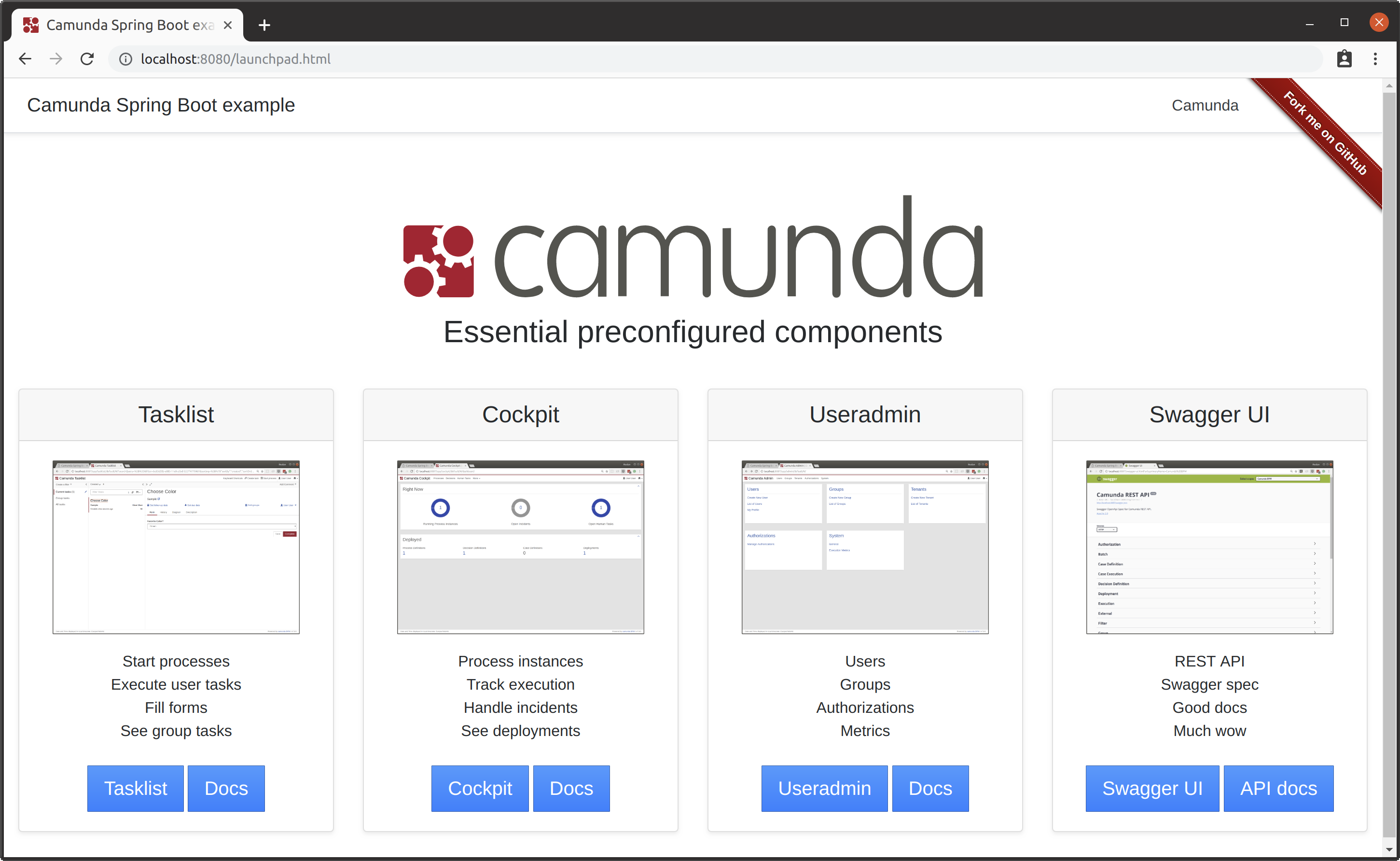 Camunda Spring Boot Example