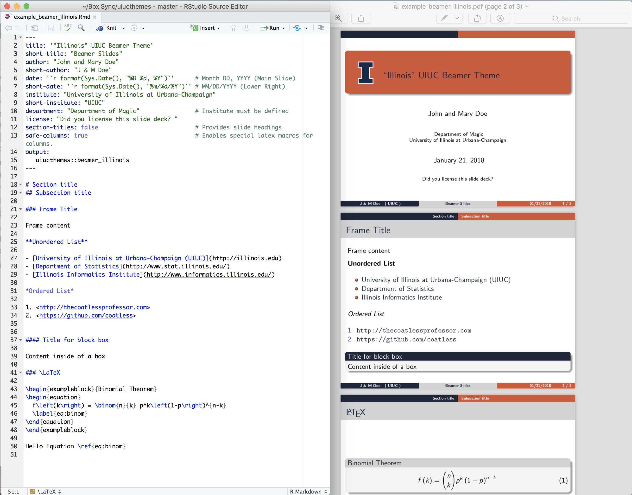 R Markdown Themes For UIUC Documents And Presentations Uiucthemes R Markdown Themes For UIUC Documents And Presentations Uiucthemes