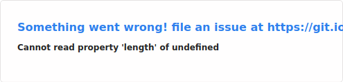 Wakatime card throw `Cannot read property 'length' of undefined` when using compact layout ...