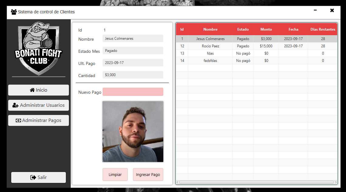 GitHub - jeschadee/JavaFX-Gym: desktop app to manage users from Martial ...