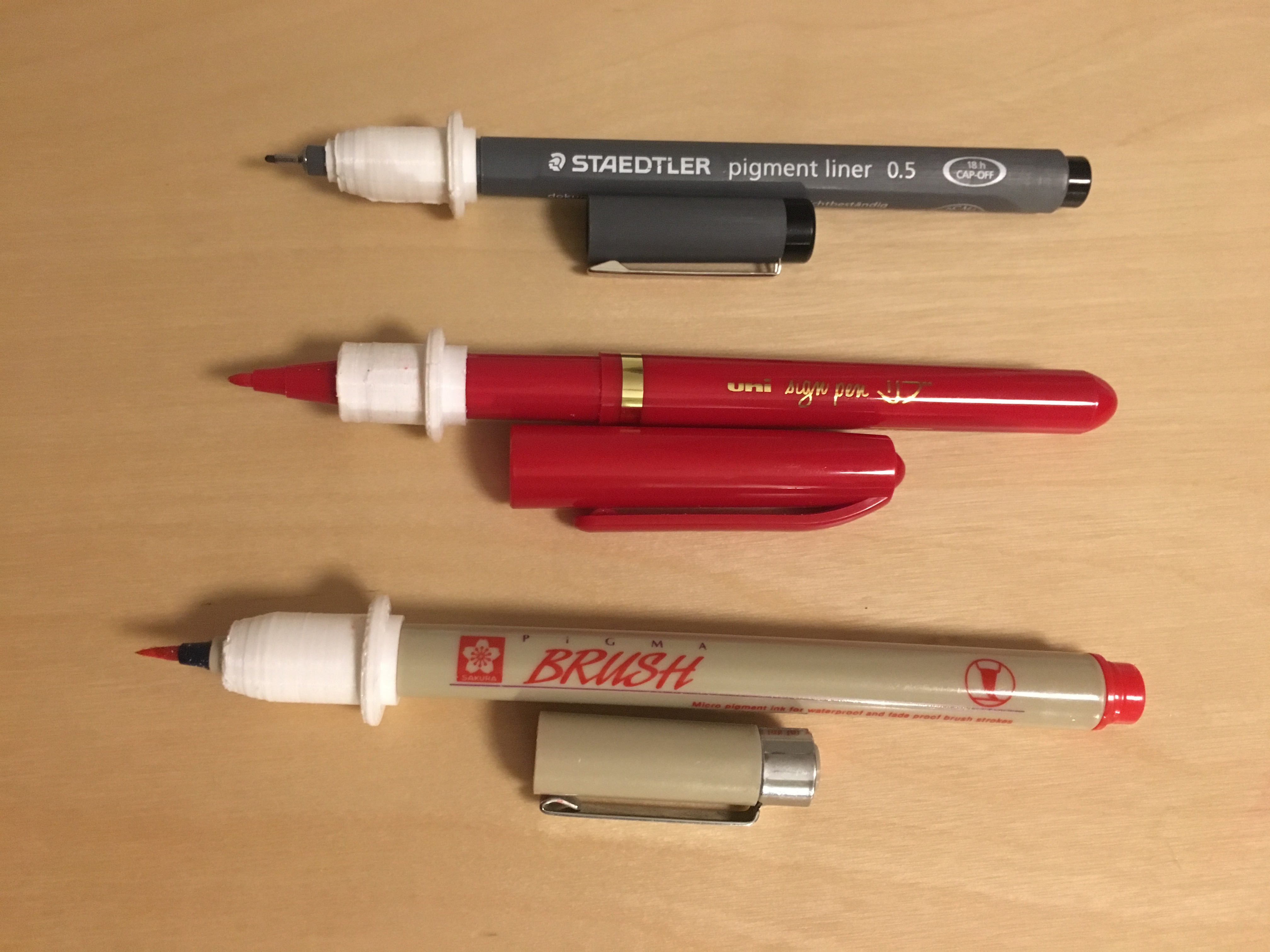 3d Printable Plotter Adapters For Pens And Refills 3d Printable Plotter Adapters For Pens And Refills