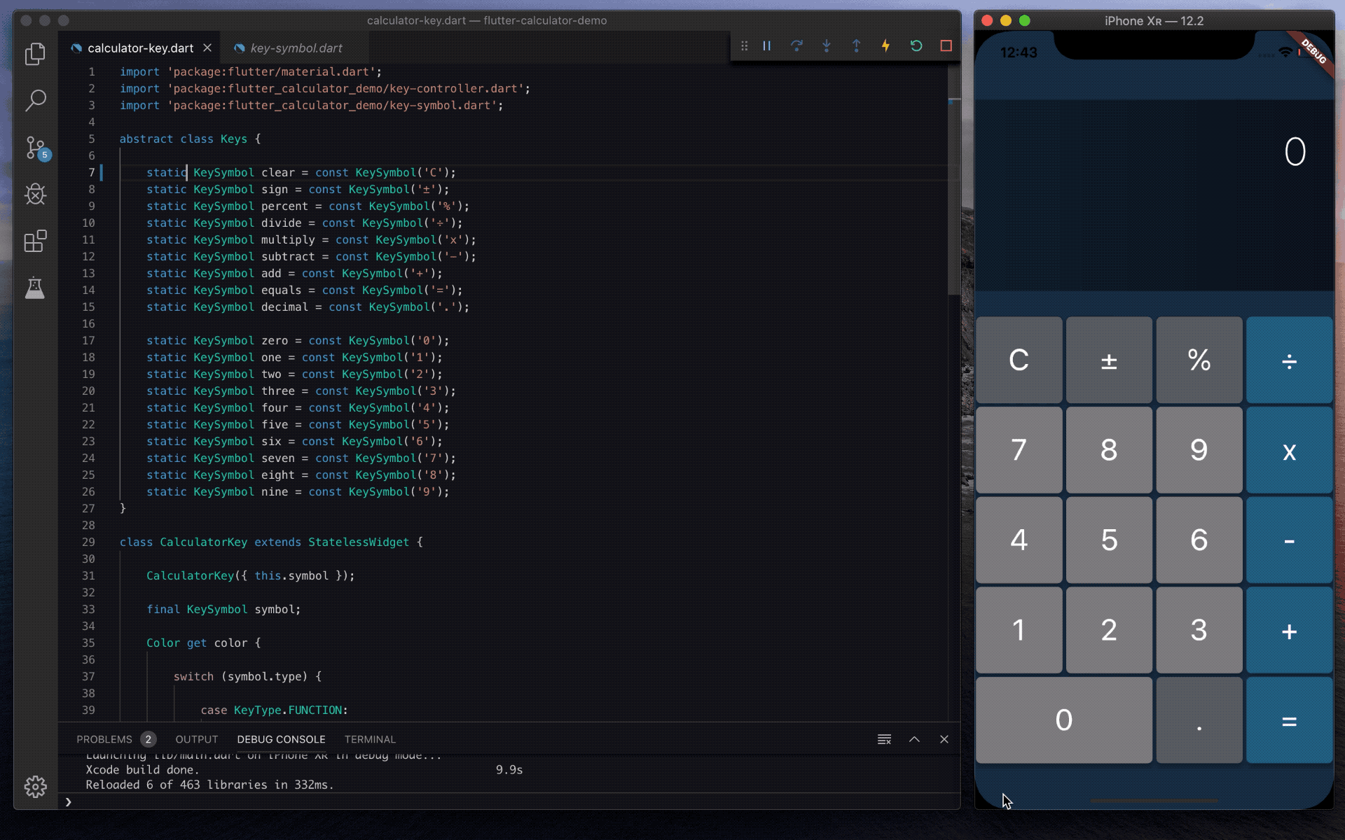 Flutter Calculator Demo