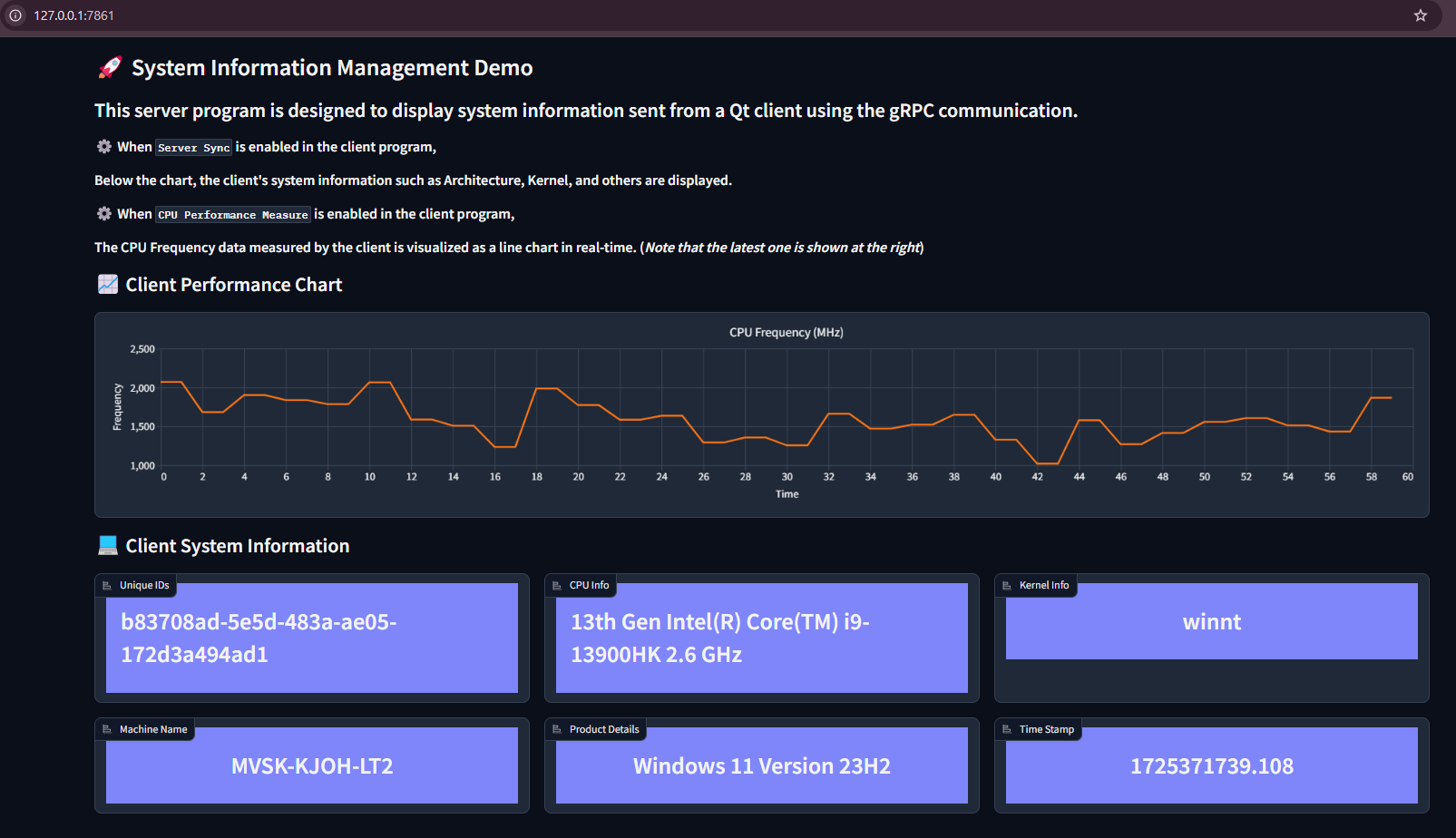 Github Kyoungjesysteminfodemo Demonstrate Qt Features And Its Grpc Module With Gradio Ui