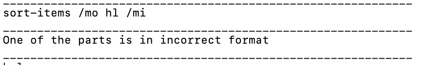 Sort Command Not Working Despite Following Format In Ug · Issue 6 · Kyrenechuaped · Github
