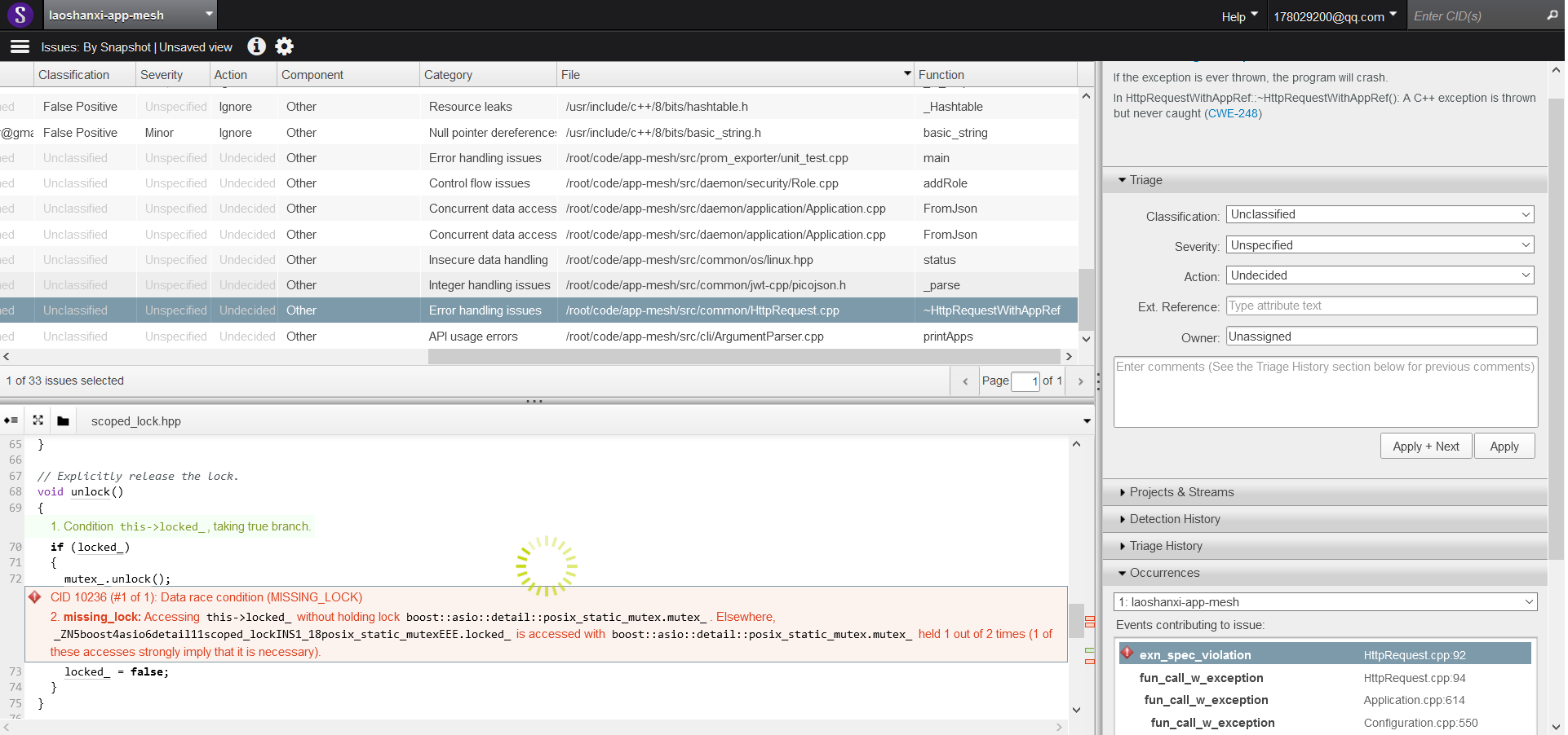 14. How to scan github C++ project by Coverity — AppMesh 2.1.2 ...