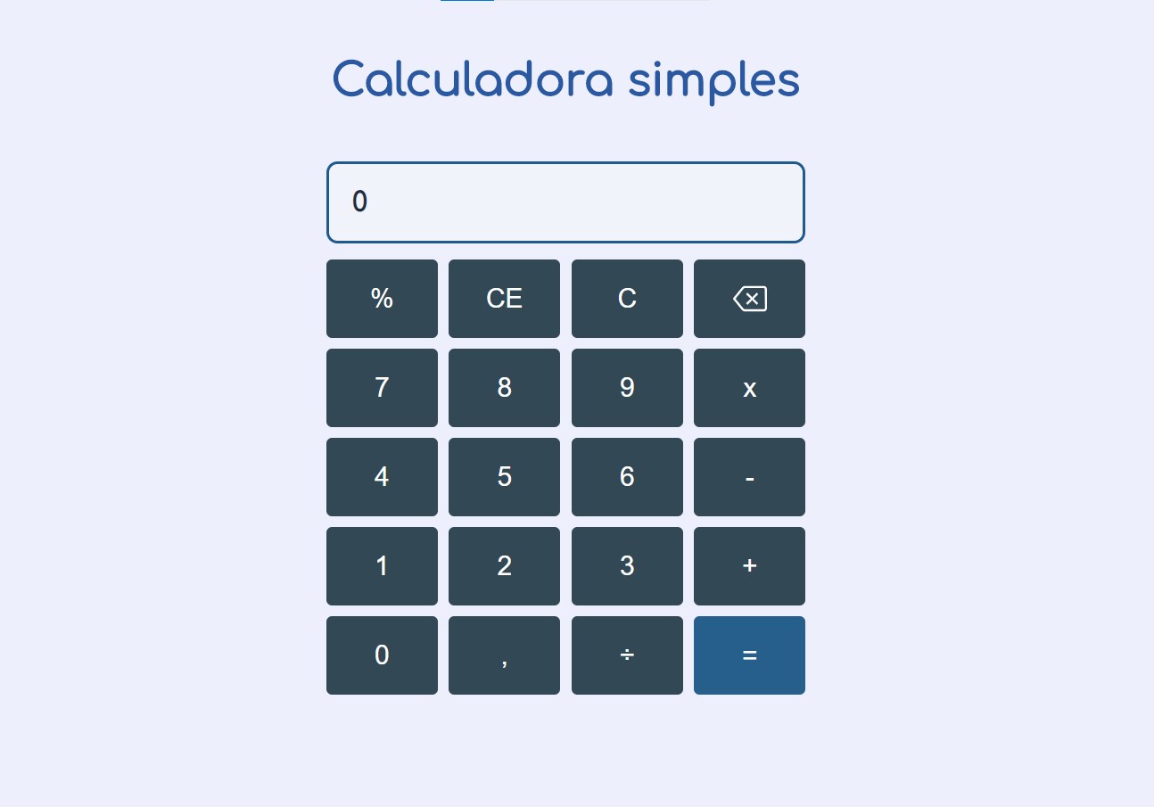 GitHub - leosantosx/calculadora-simples: Calculadora responsiva para ...