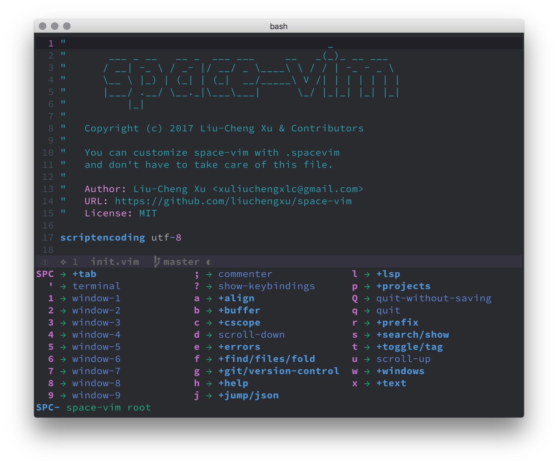 Vim which key vim 