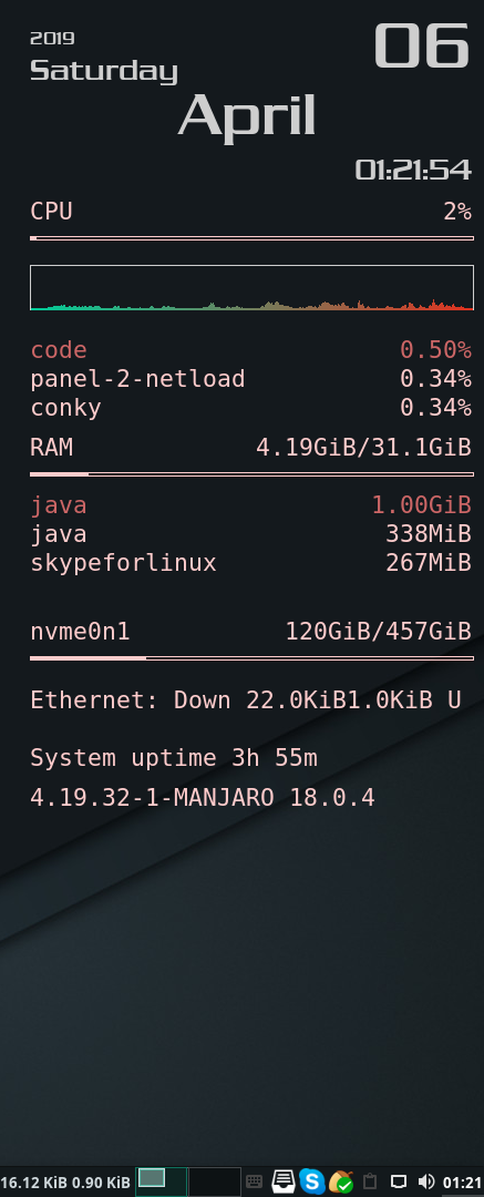 GitHub - heartspade/conky: My conky configuration