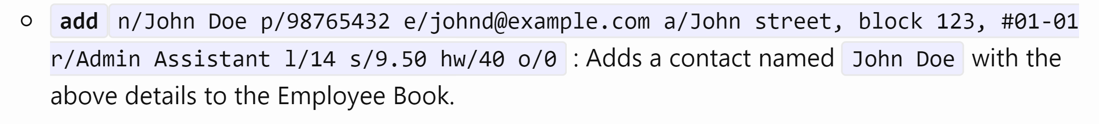 Add command example in UG does not work as expected · Issue #3 · luodan01/ped · GitHub
