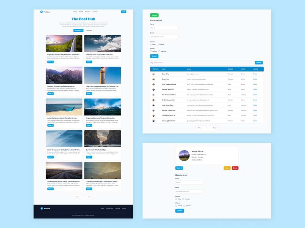 GitHub - luqmanherifa/proteus-post-hub: Proteus is a post hub contains posts and users ...