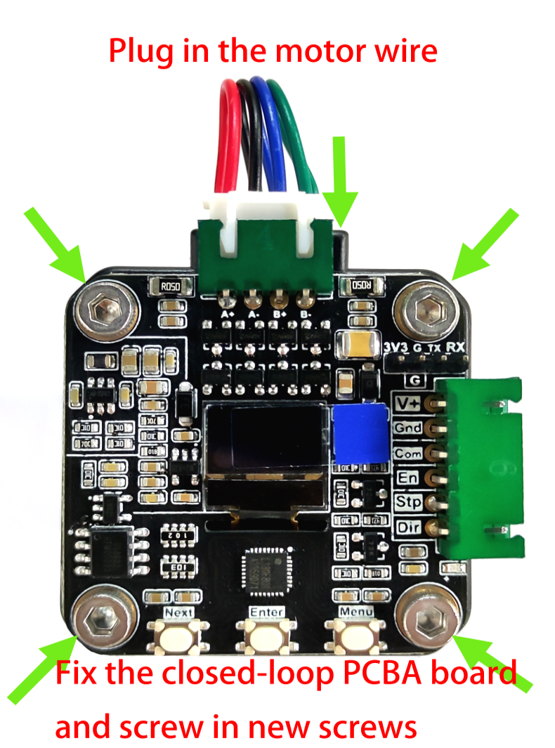What is the correct connector/header to control the PCB via the ...