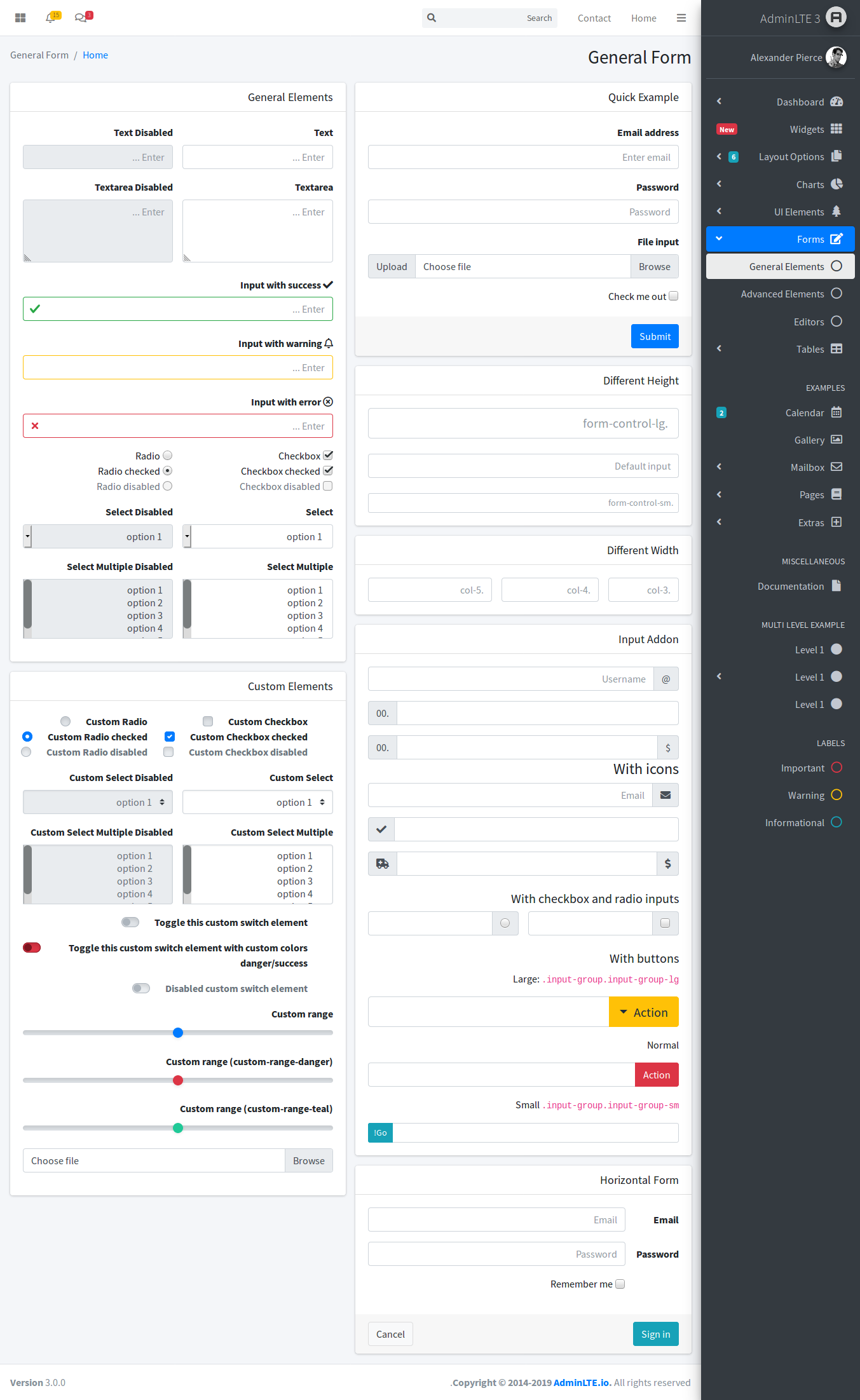 GitHub - miftahafina/adminlte-3-rtl: Custom RTL Support for AdminLTE 3