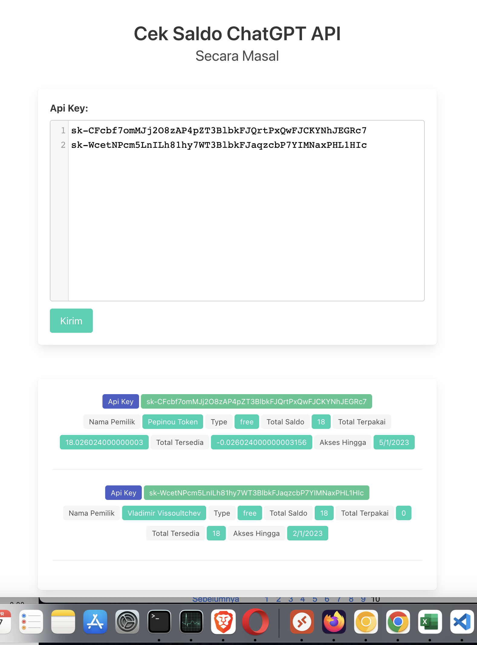 GitHub - mughu94/chatgpt-checker: ChatGpt APi Checker secara Masal