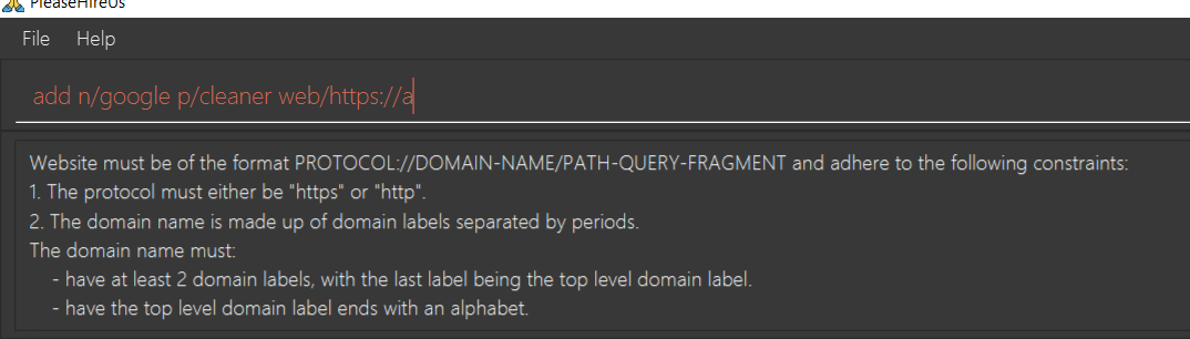 Hard to understand techincal jargon for website constraints (add command) · Issue #1166 · nus ...