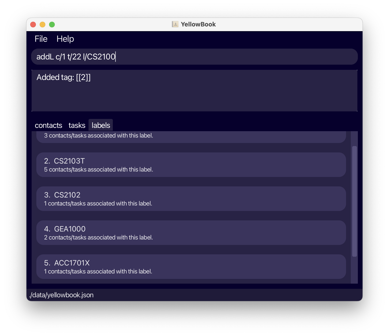 Bug: App crashes when an invalid task index is entered for addL command. · Issue #4737 · nus ...