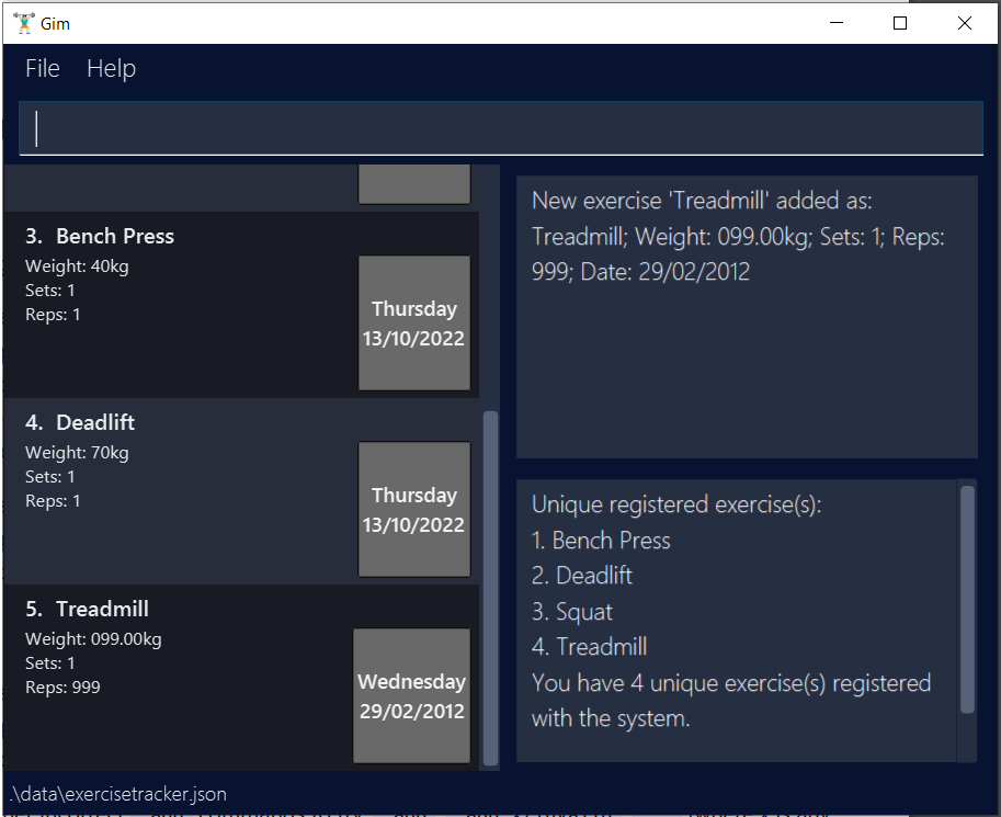 Weight does not remove leading zeros · Issue #2 · nus-cs2103-AY2223S1/pe-dev-response · GitHub