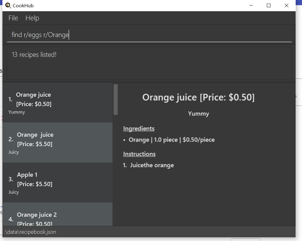 Lack of documentation of software behaviuor with multiple find ...