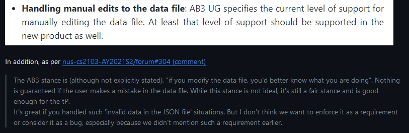 Edit of Data file crashes the app · Issue #542 · nus-cs2103-AY2324S1/pe-dev-response · GitHub
