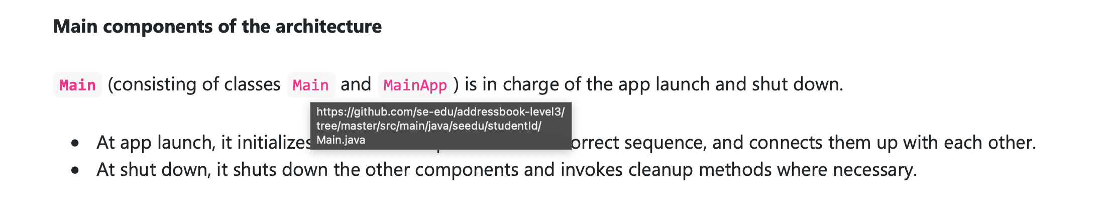 Link to Main, MainApp in DG · Issue #5159 · nus-cs2103-AY2324S2/pe-dev-response · GitHub