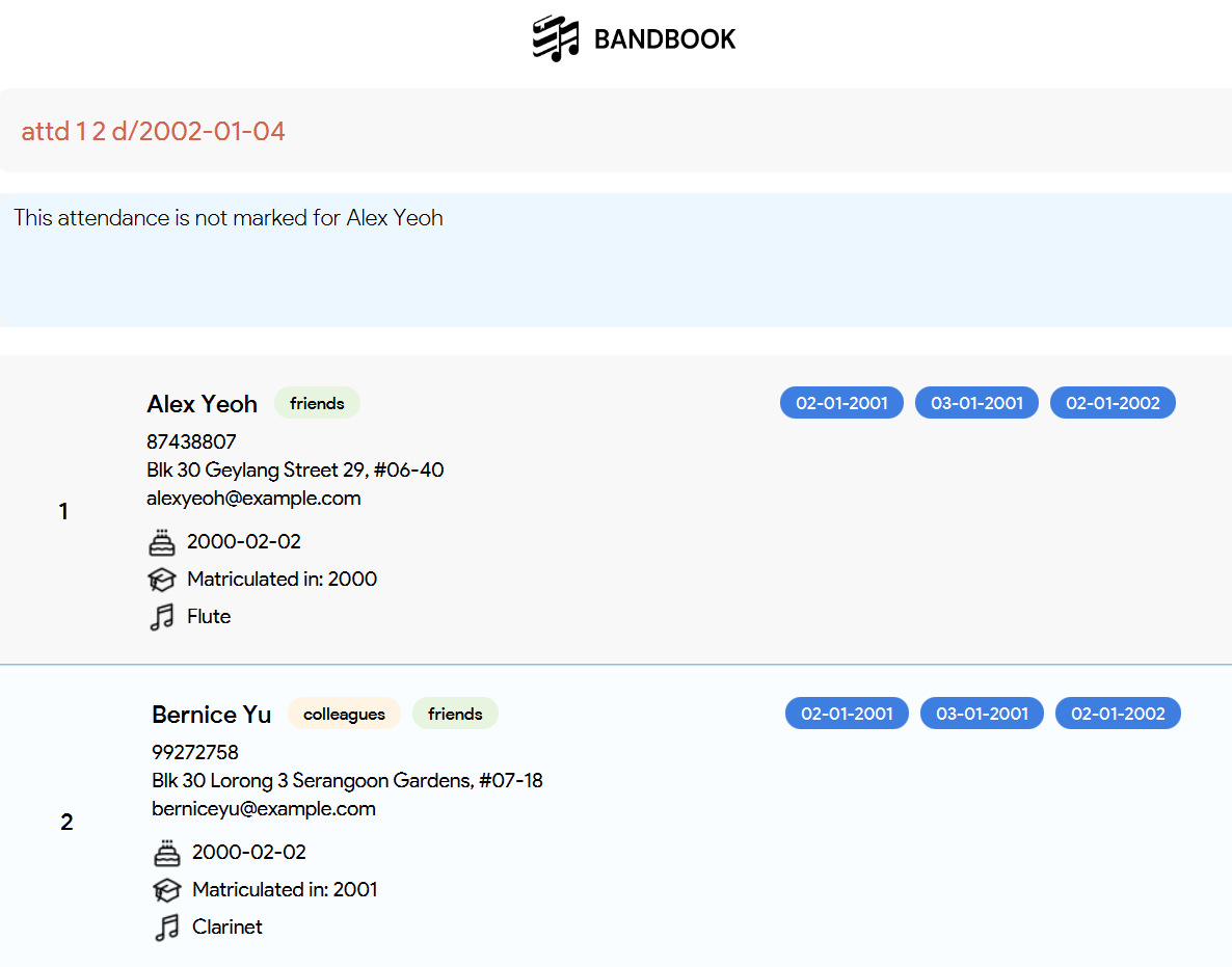 Inconsistent error message for attd command when involving multiple indexes (same issue as the ...