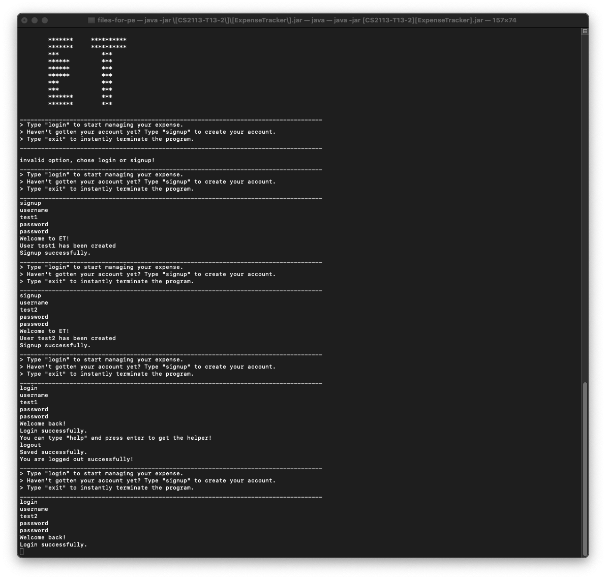 Violations Of Single User Constraint · Issue 2839 · Nus Cs2113 Ay2223s2pe Dev Response · Github