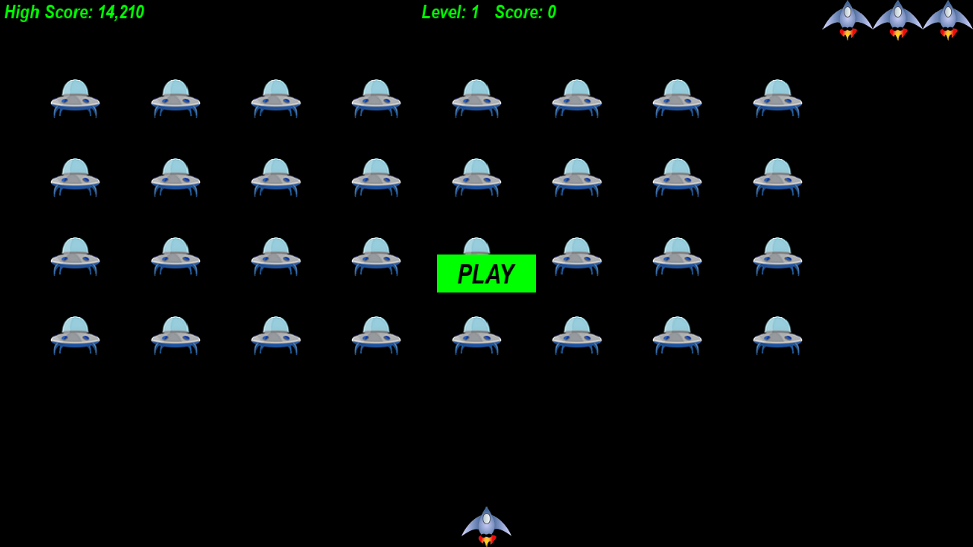 GitHub - okanbuyuktepe/Alien-Invasion: The Alien Invasion Game.