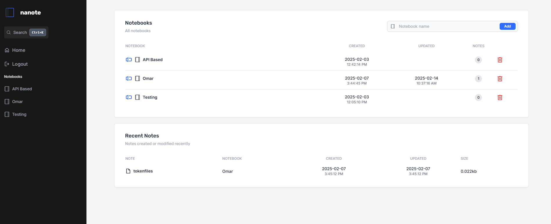 GitHub - omarmir/nanote: Lightweight, self-hosted note-taking application with filesystem-based ...