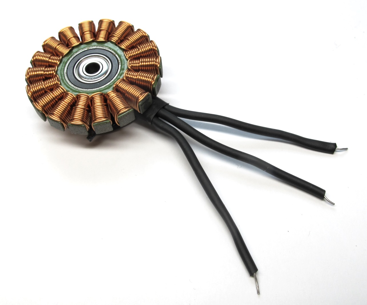 *The rotor is now ready for assembly.*---## Stator Preparation ...