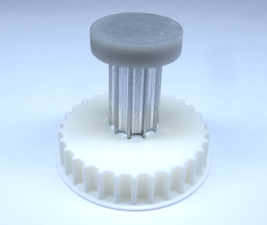 Push It In A Bit By Hand The Centering Hole Should Be Facing Upwards