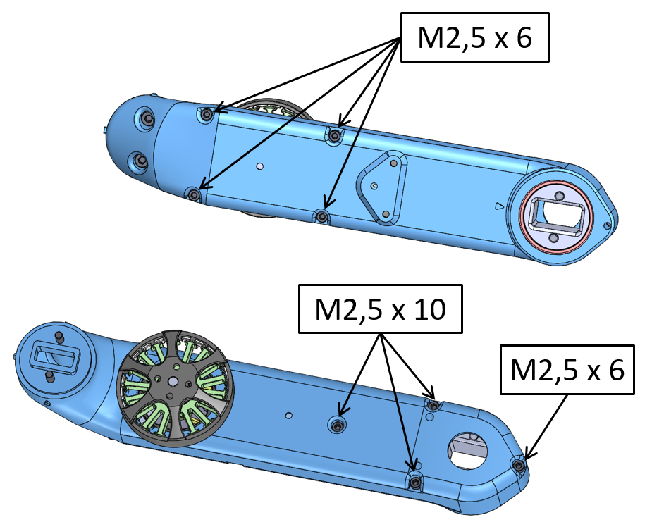 *Shell base and shell cover with bearings installed.*## Test-Mounting ...