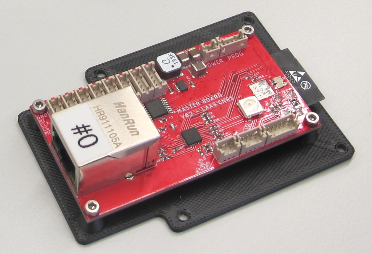 *Electronics stack - consisting of two micro driver boards and a master ...