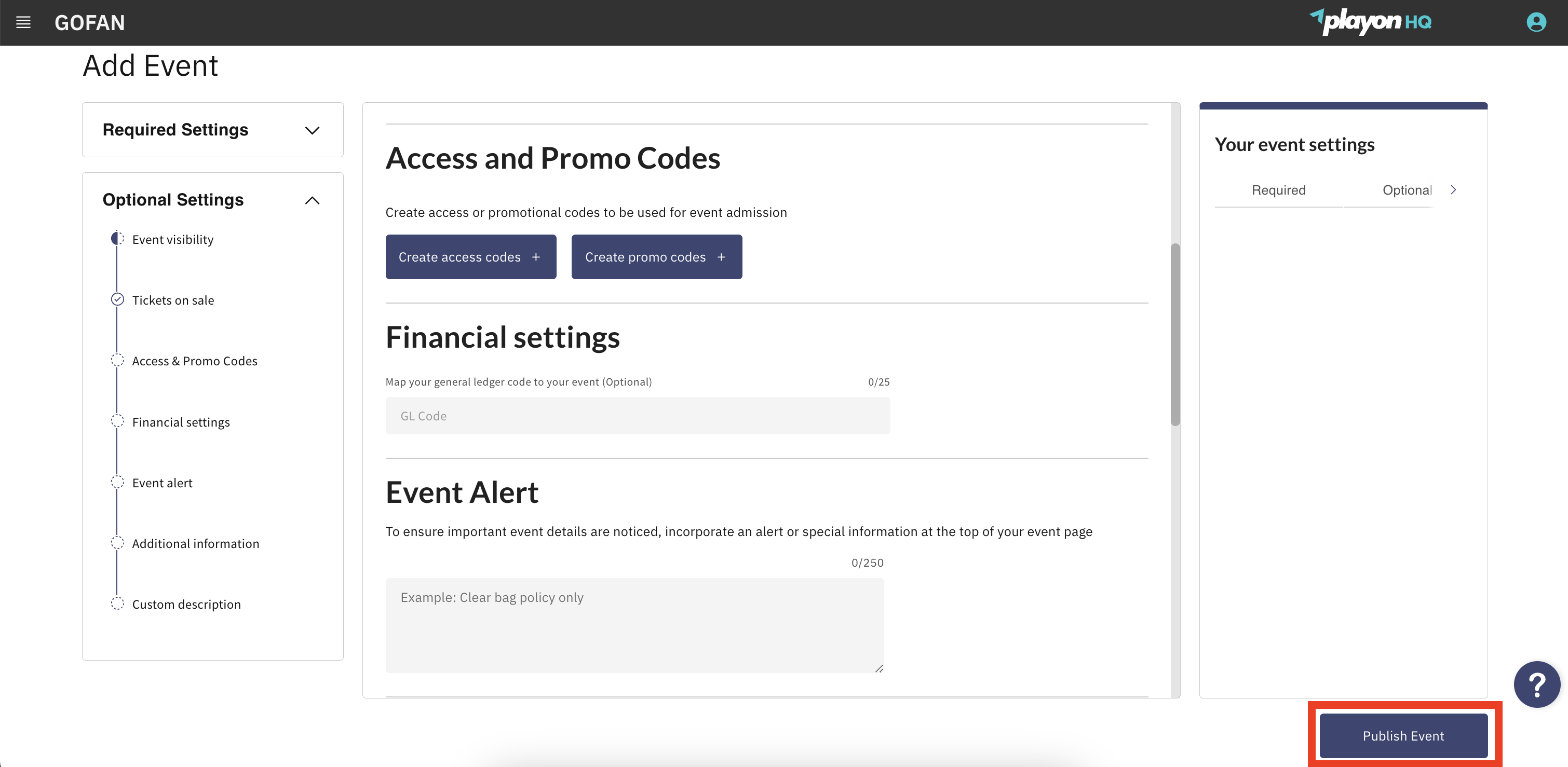 How to Use Promo and Access Codes in HQ